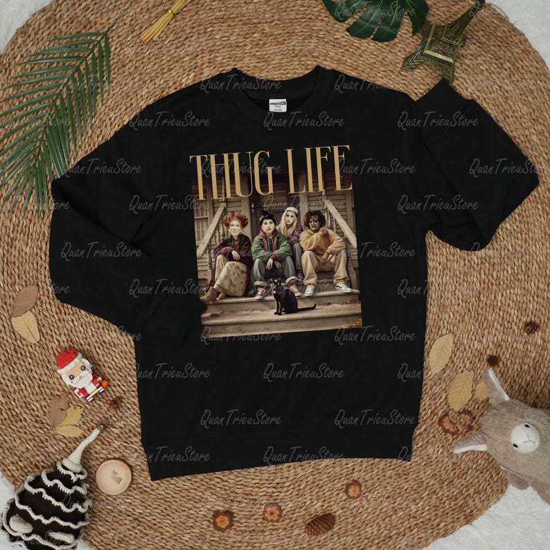 Thug Life Bad Witches Design Png, Retro Witches Movie Png, Retro ...