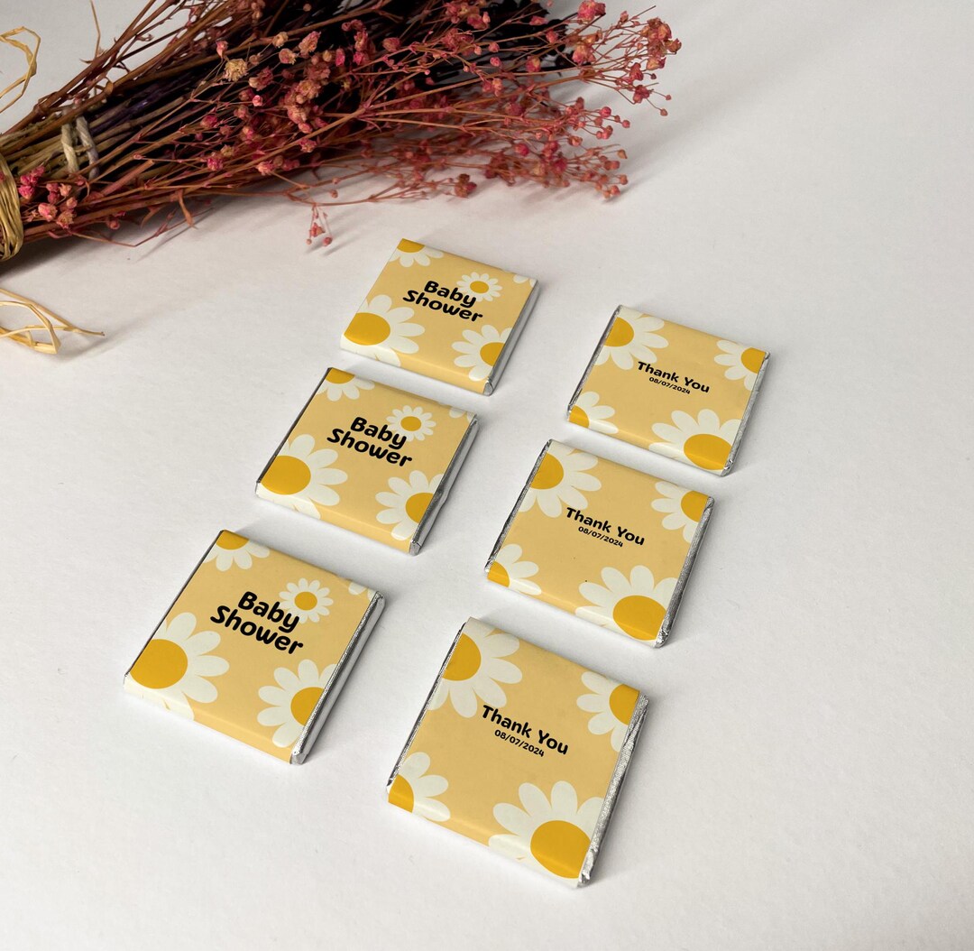 Baby Shower Favors for Guests,mini Chocolate,baby Favors, Baby Girl ...