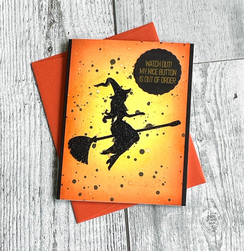 Handmade Funny Halloween Greeting Card for Friends and Family - Etsy