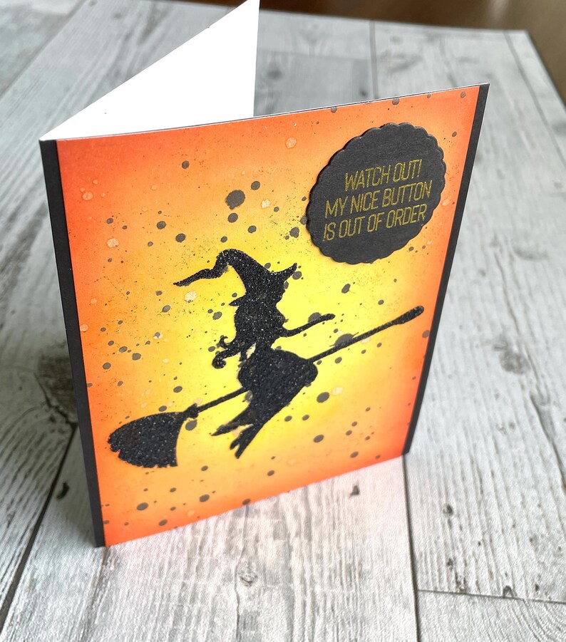 Handmade Funny Halloween Greeting Card for Friends and Family - Etsy