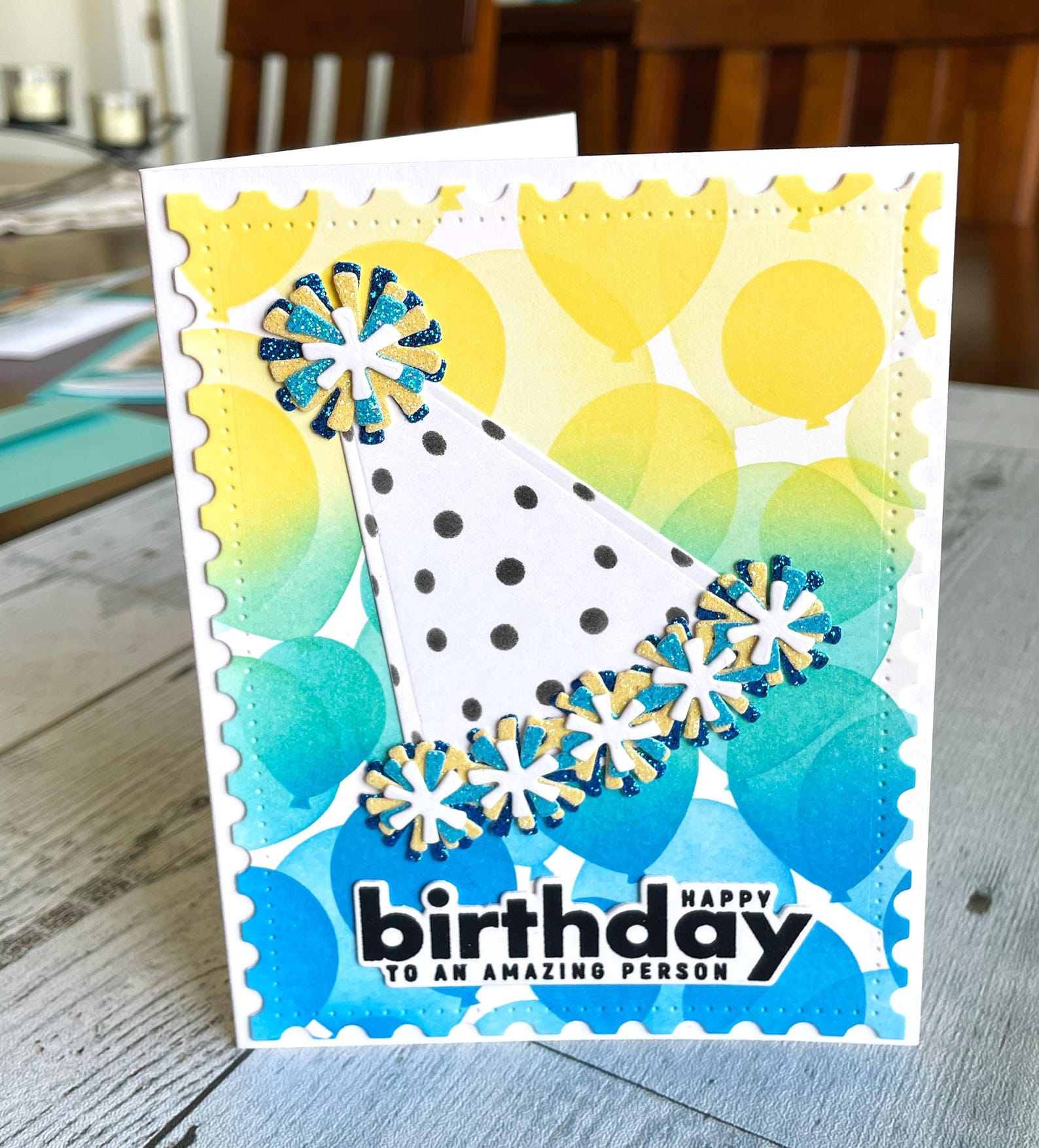 Handcrafted Birthday Greeting Card: Unique Design for Friends & Family ...