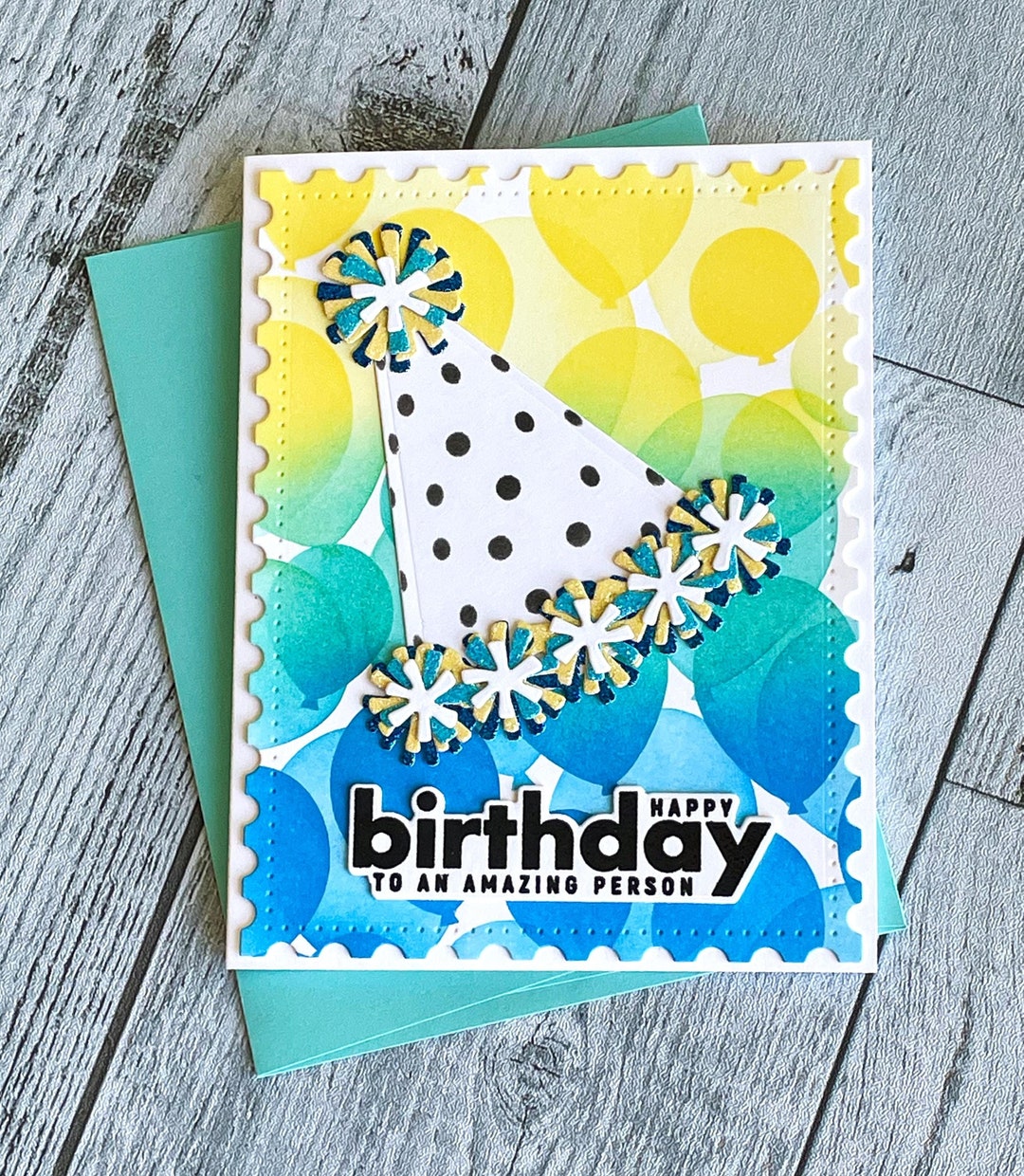 Handcrafted Birthday Greeting Card: Unique Design for Friends & Family ...