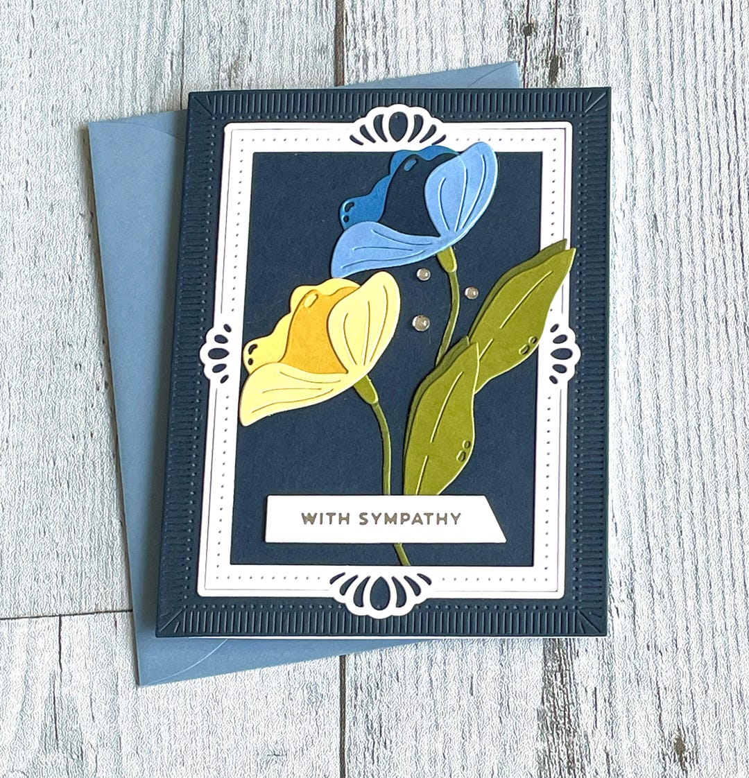 Handcrafted Sympathy Card for Loss: Heartfelt Condolence Message ...