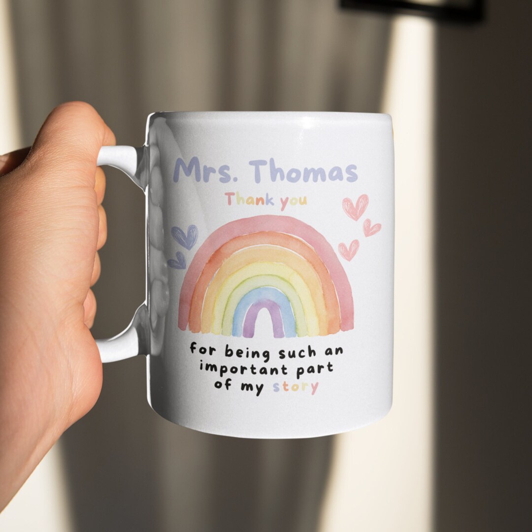 Personalized Thank You Mug, Teacher Gift Ideas , Personalized Mug ...