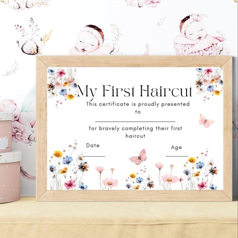 First Haircut Keepsake - Etsy