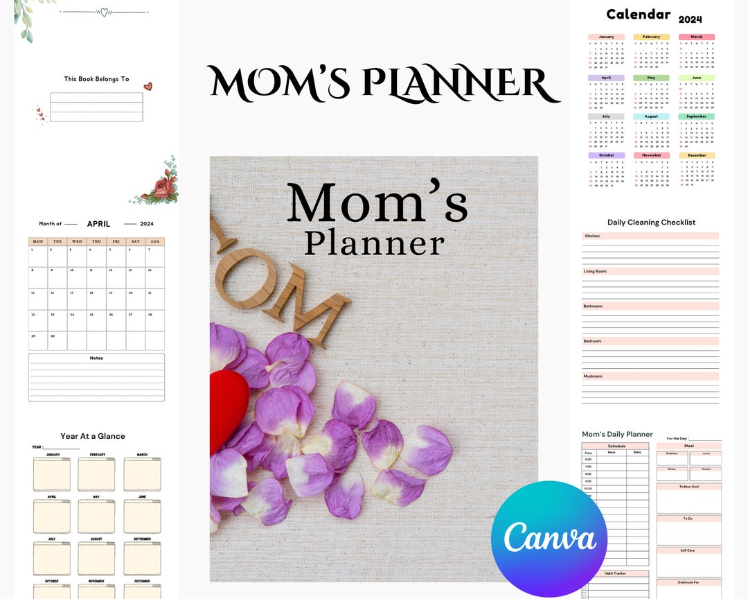 Ultimate Mom’s Planner Family Organizer With Weekly Schedules, Chore ...