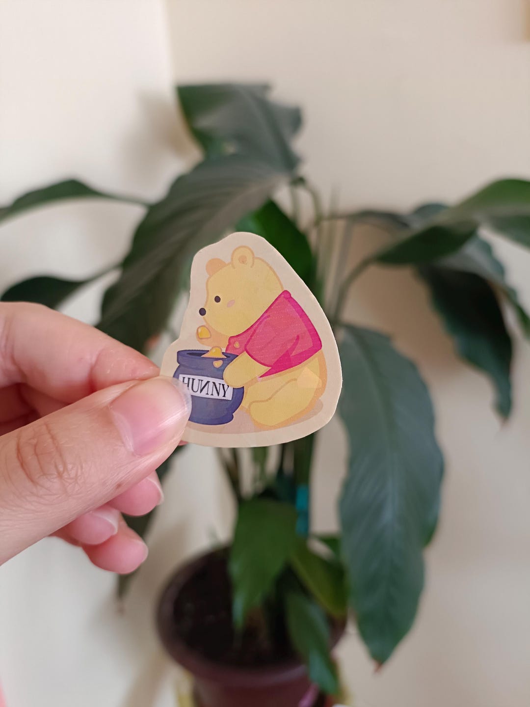 Honey Mess Sticker Winnie the Pooh Cute Art Shiny Sticker Holographic ...