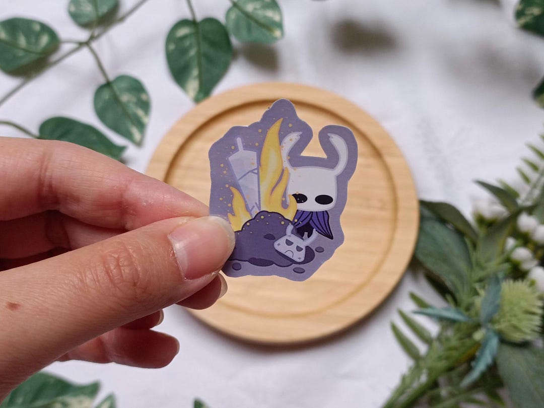 Hollow Knight Bonfire Sticker: Holographic Waterproof Fanart - Etsy