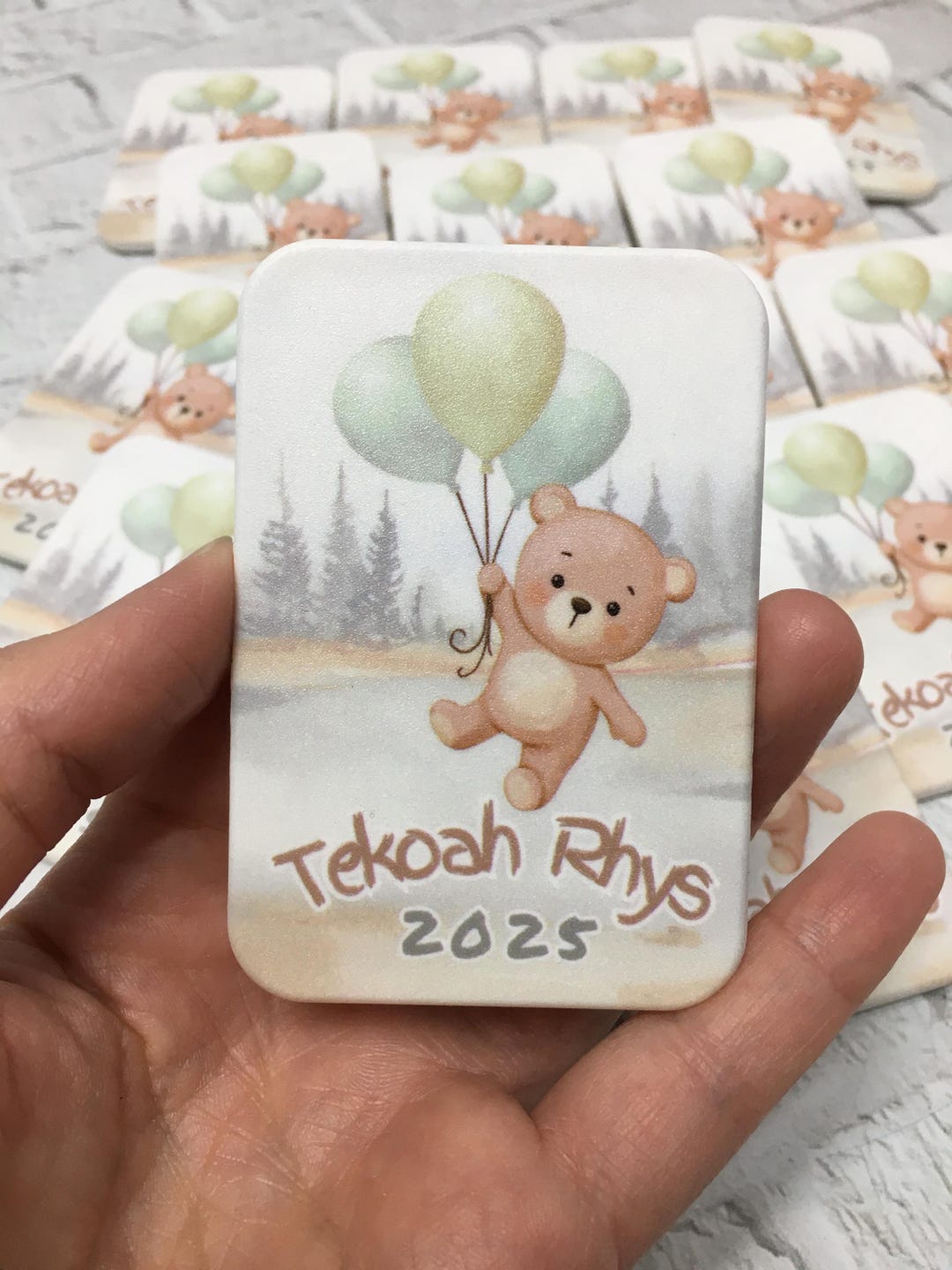 Baptism Magnet, Baby Shower Magnet, Baby Gift Magnet, Baby Shower Gift ...