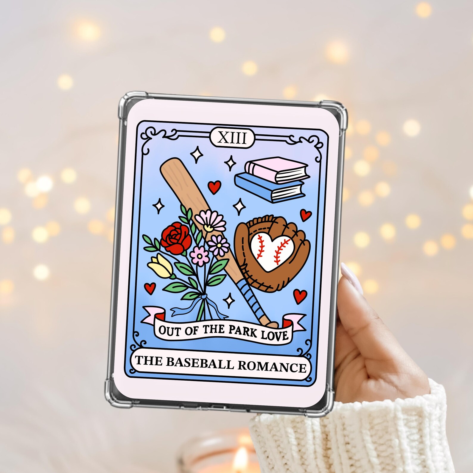 Bookish Tarot Card PNG, Baseball Sports Romance Reader PNG, Book Lover ...