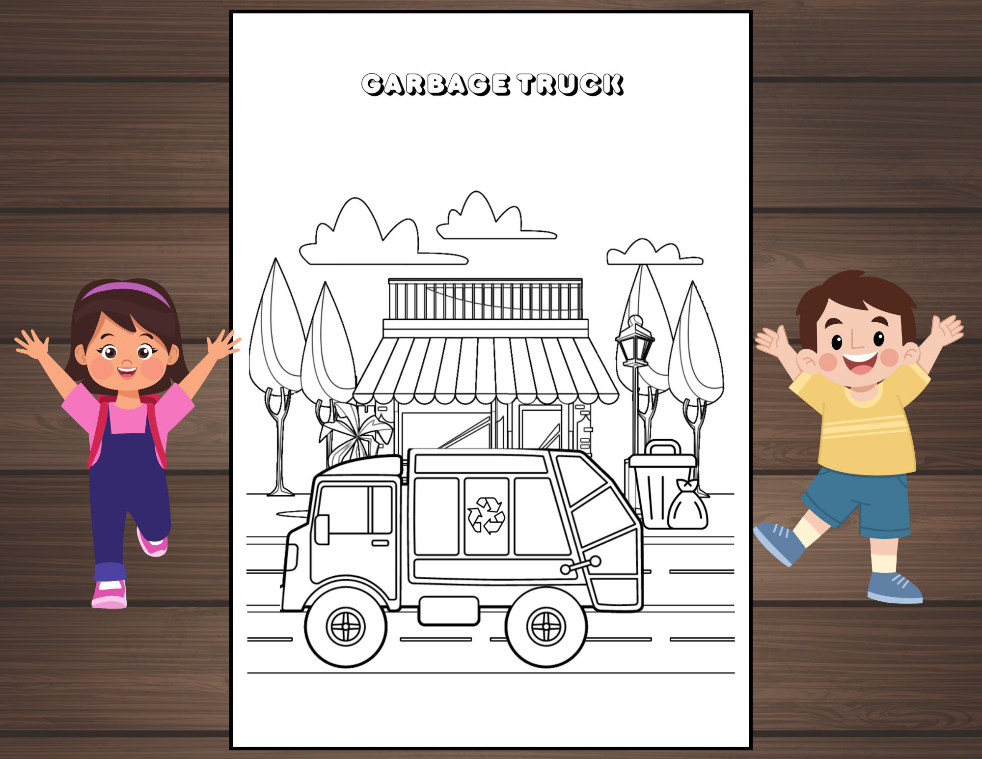 Vehicles A to Z Coloring Pages for Kids, 38 Fun and Exciting Coloring ...