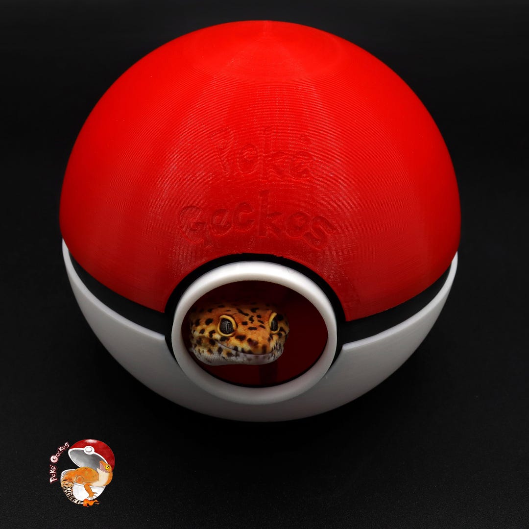 Poke-ball HUMIDITY HIDE - Gecko, Reptile, Snake, Lizard, Small Mammals ...