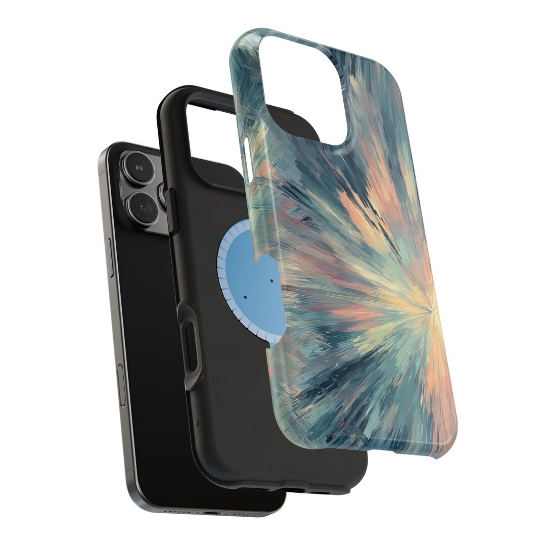 Pastel Supernova iPhone Magsafe Case: Abstract Brushstroke Art - Etsy