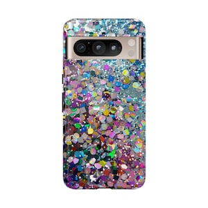 Glitter Phone Case Vibrant Color Radiant Bold Charm Sparkling Glamour ...