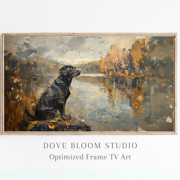 Black Lab Oil Paintings - Etsy