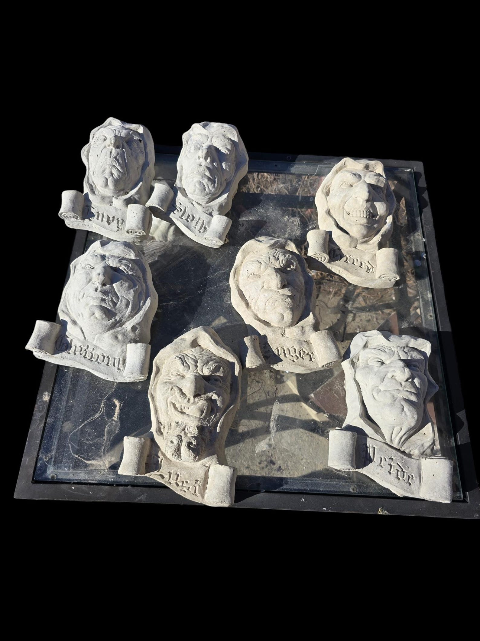 Handmade Cement Seven Deadly Sins - Etsy