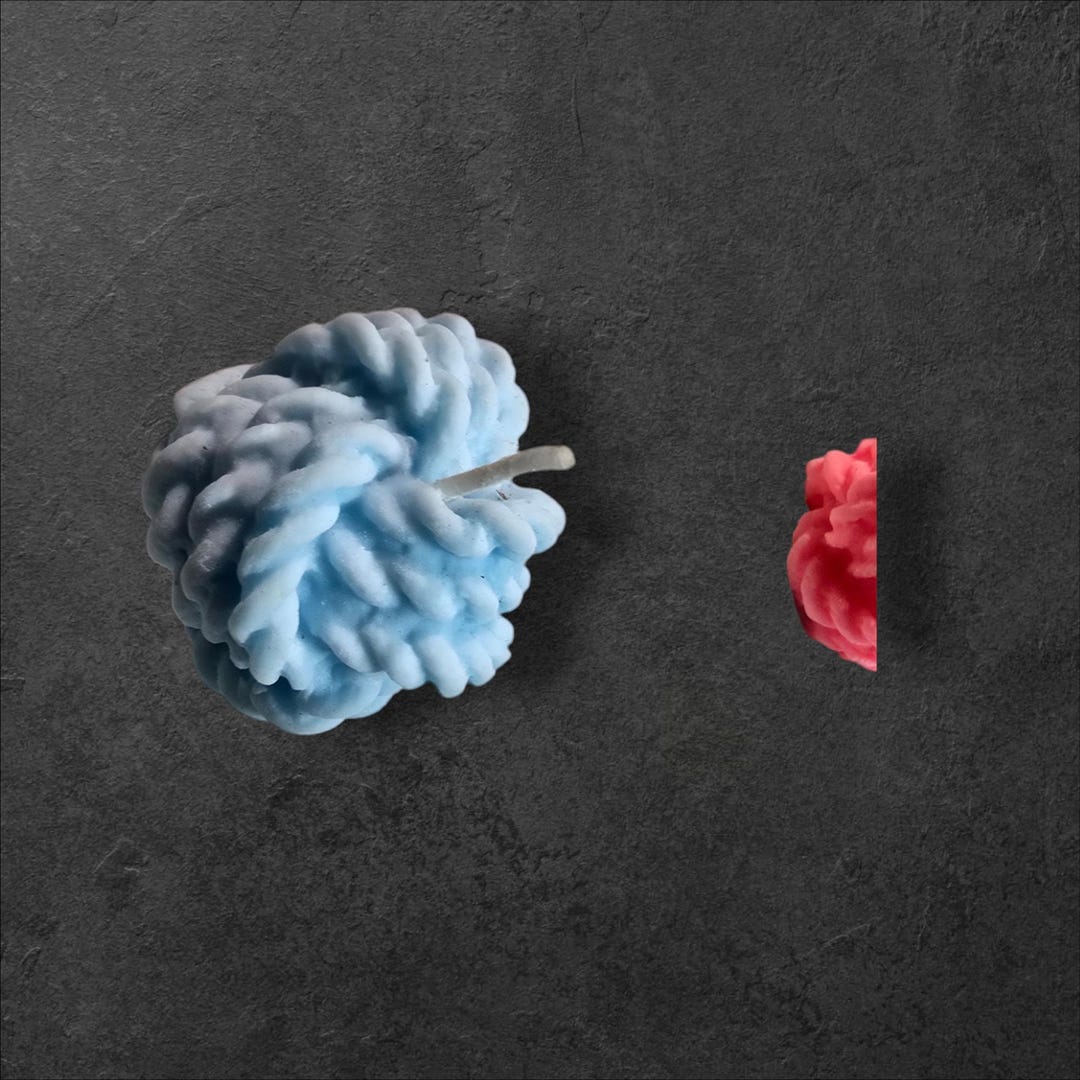 Rope Candle Made by My Daughter - Etsy