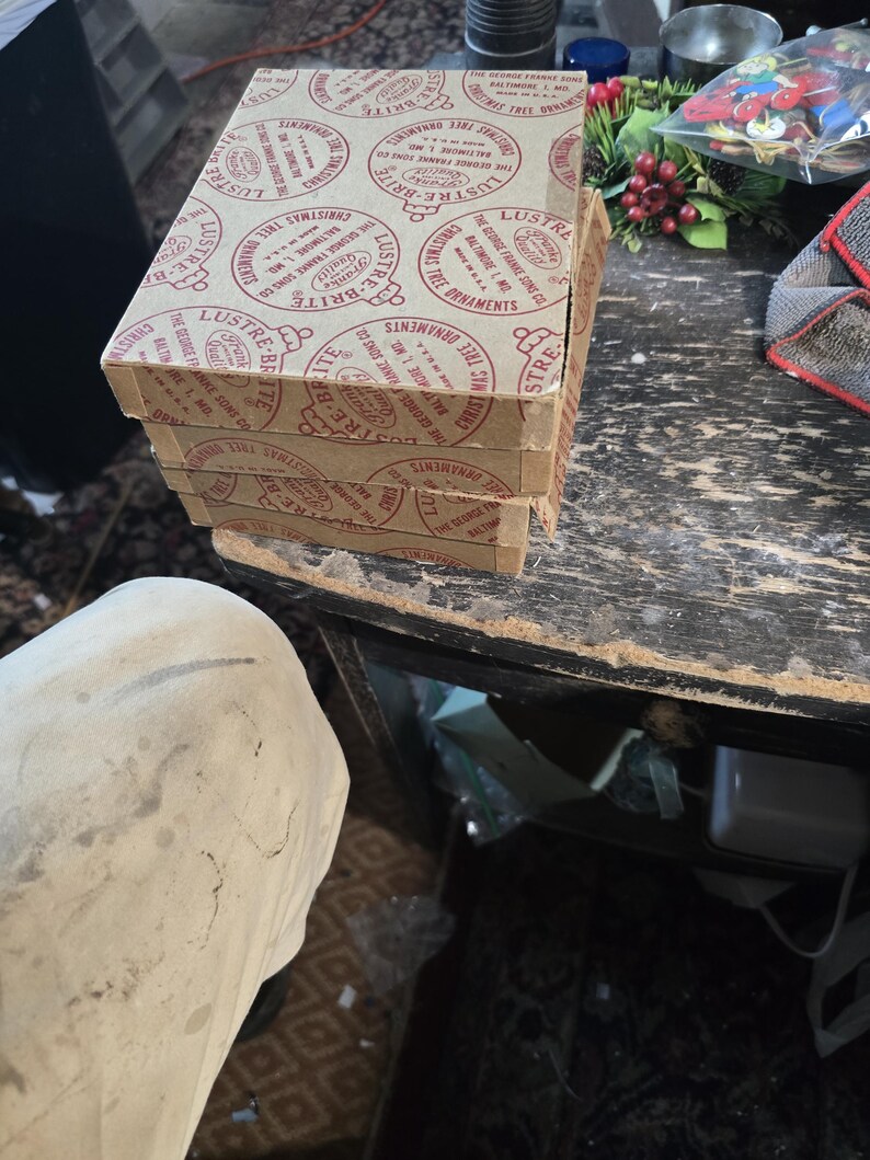 20 Vintage Lustre-brite Christmas Ornaments Very Rare - Etsy