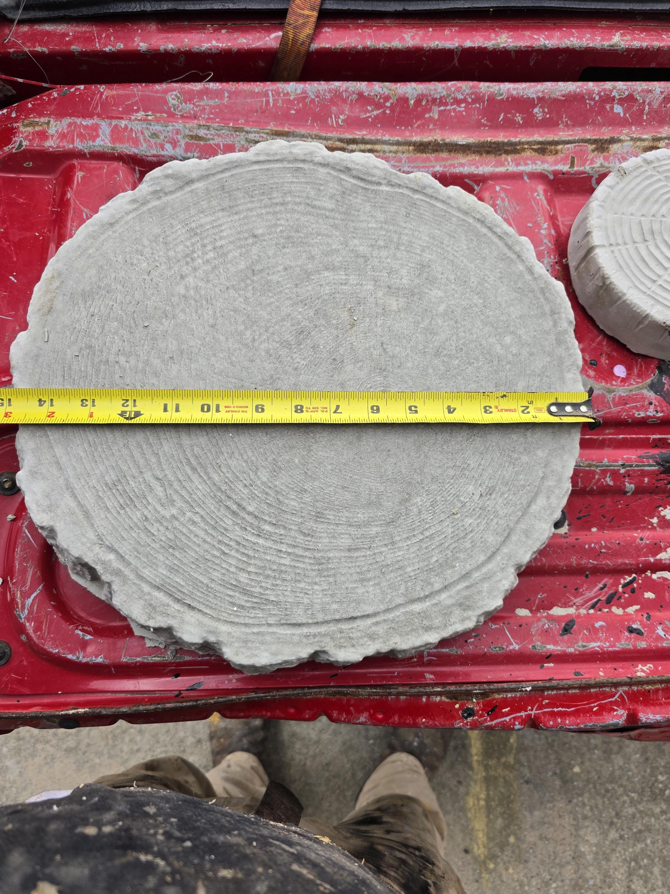 Handmade Cement Tree Stump Walking Stone - Etsy