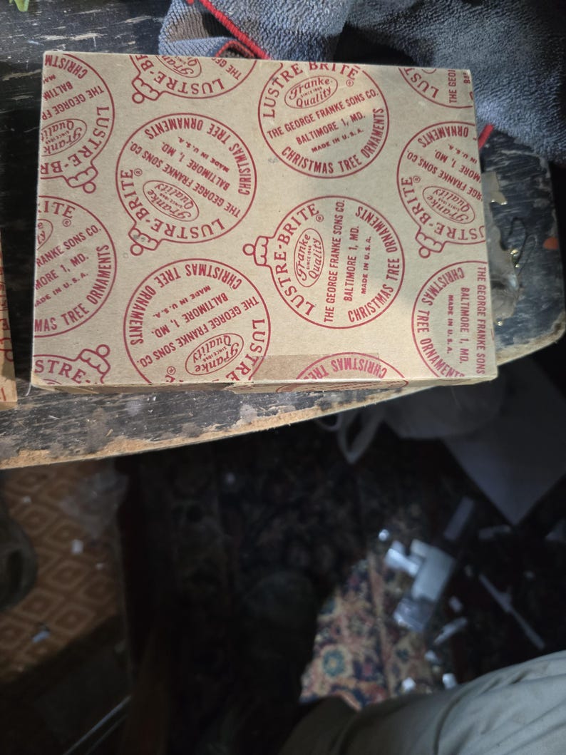 20 Vintage Lustre-brite Christmas Ornaments Very Rare - Etsy