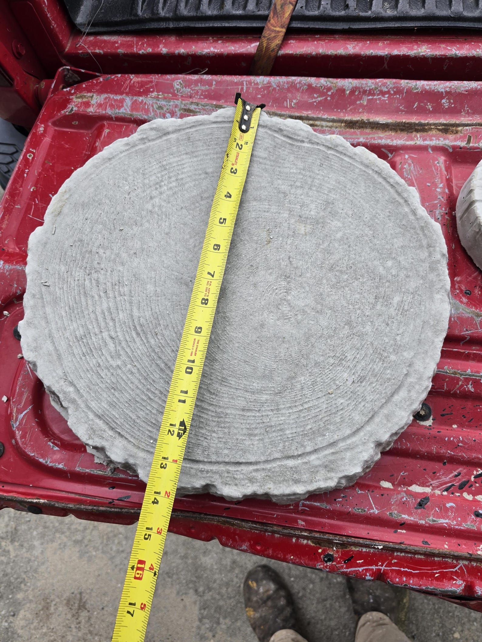 Handmade Cement Tree Stump Walking Stone - Etsy