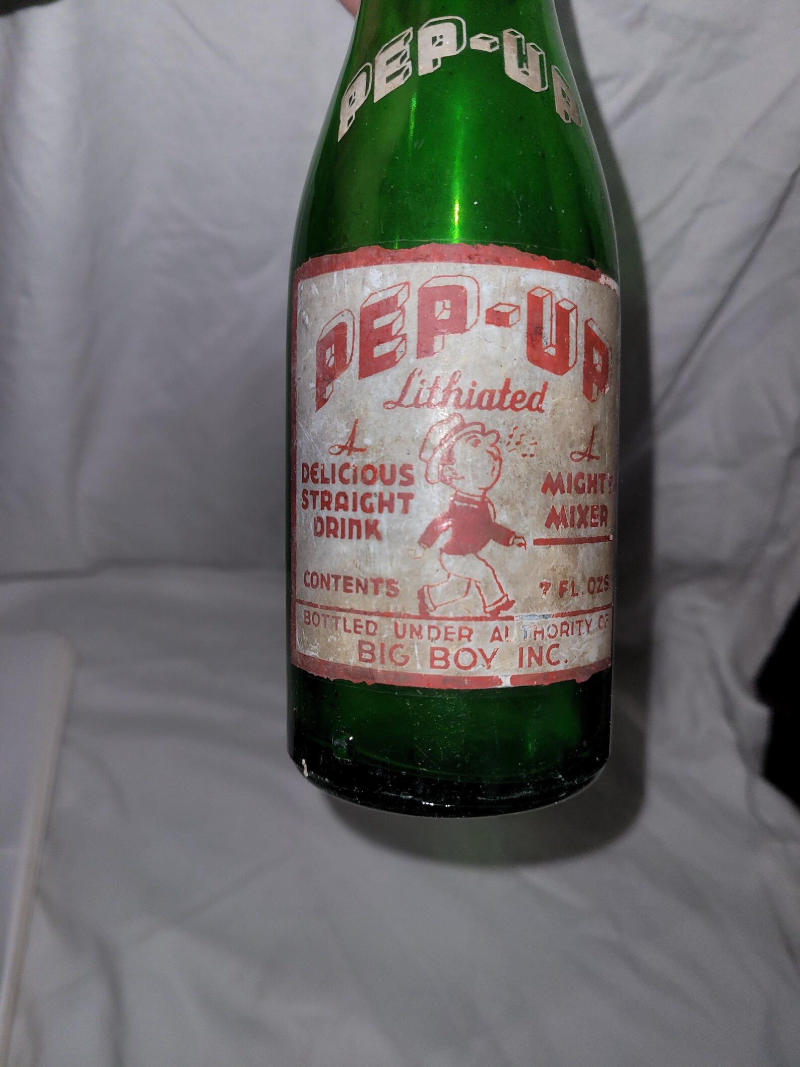 Rare Design Unique Antique Vintage Pep up Soda Bottle Clem Bottling ...