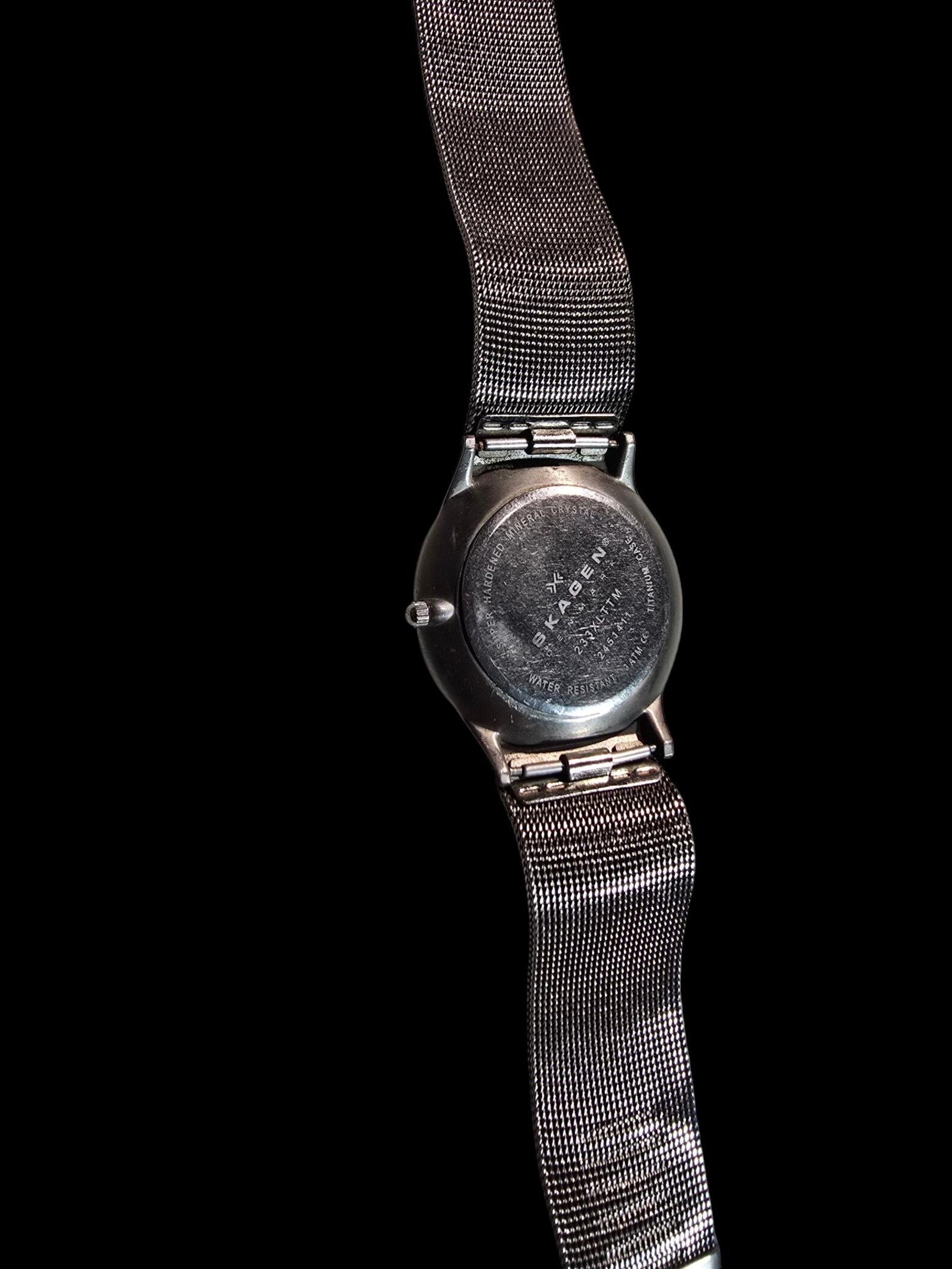 Skagen 233xlstm Mens Titanium Wrist Watch - Etsy