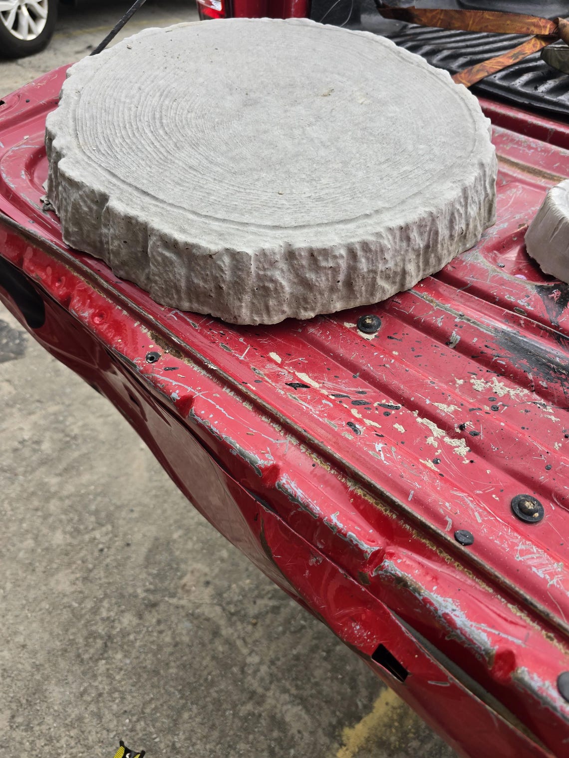 Handmade Cement Tree Stump Walking Stone - Etsy