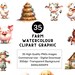 Farm Clipart, Watercolor Farm Animal PNG, Baby Animals, Spring Clipart ...