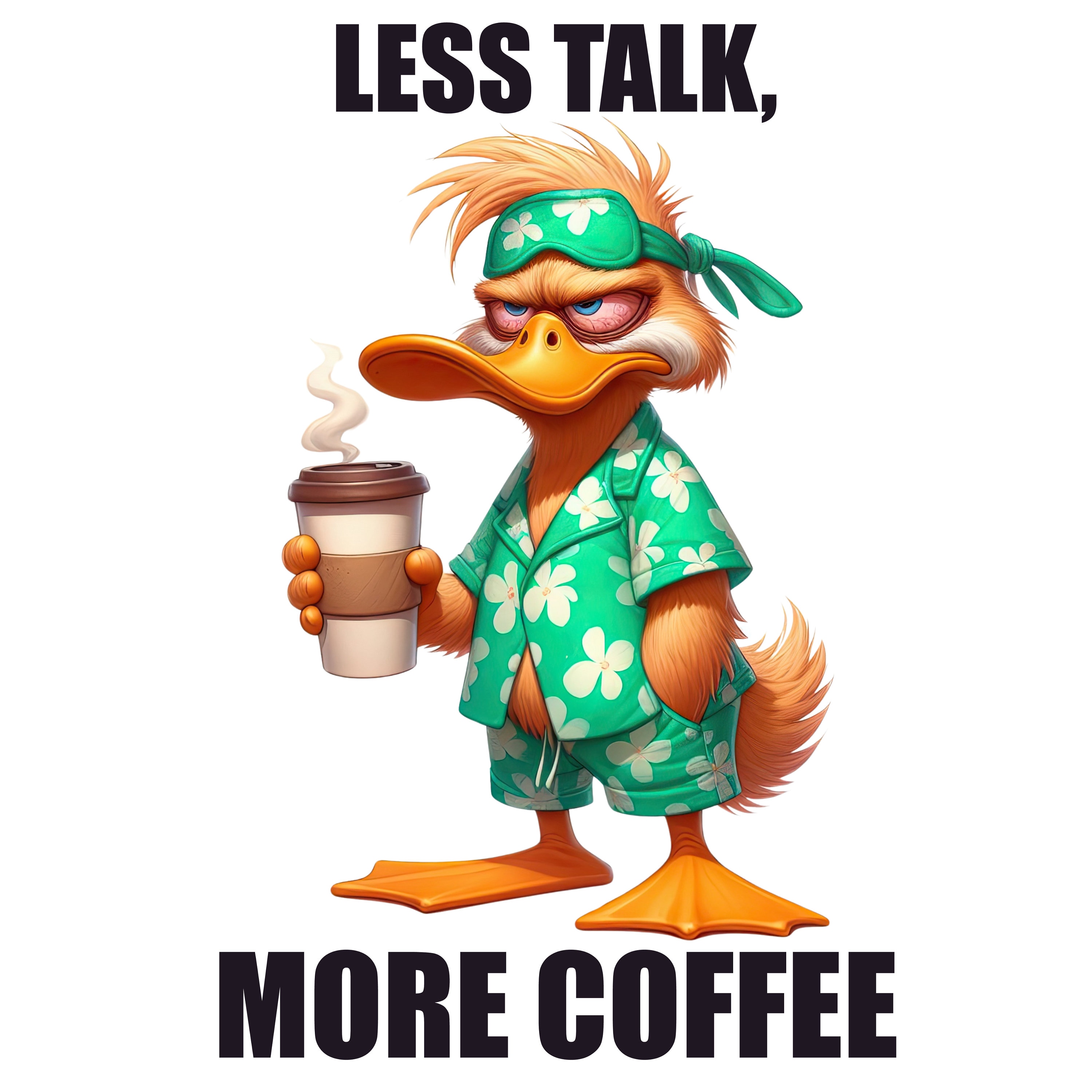 22 Pngs Less Talk, More Coffee Animals Bundle Graphic , Grumpy Animal ...