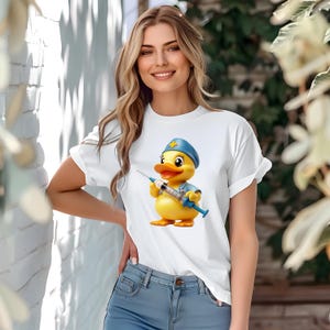 17 Png & Svg Rubber Duck Clipart Bundle: Profession-themed Cartoon ...