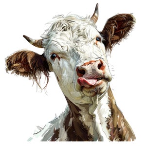 44 Pngs Cute and Crazy Cow Clipart, Funny Cow , Cute Animals Clipart ...