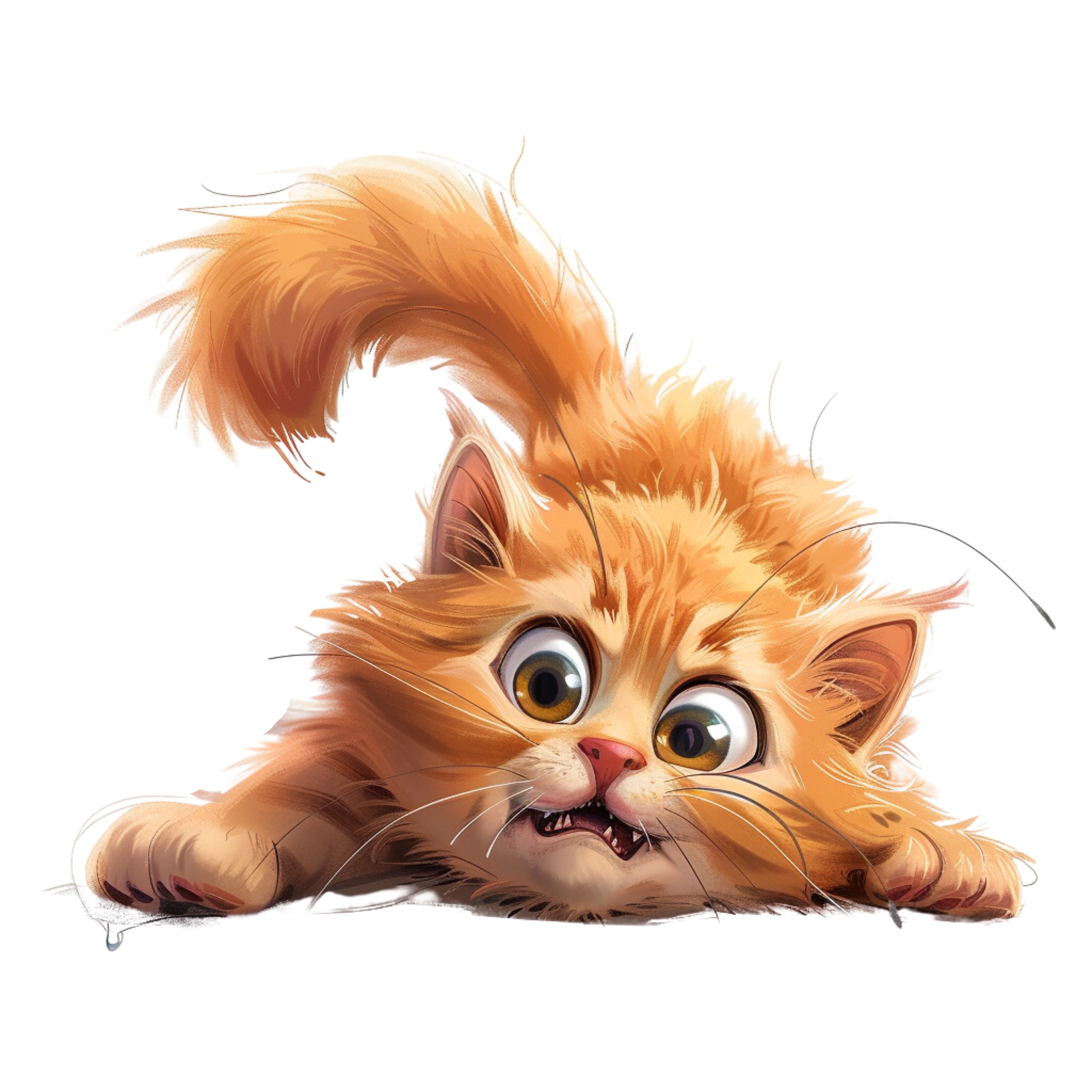 34 Pngs Cute, Funny & Quirky Cat Clipart Bundle | 300DPI Images ...