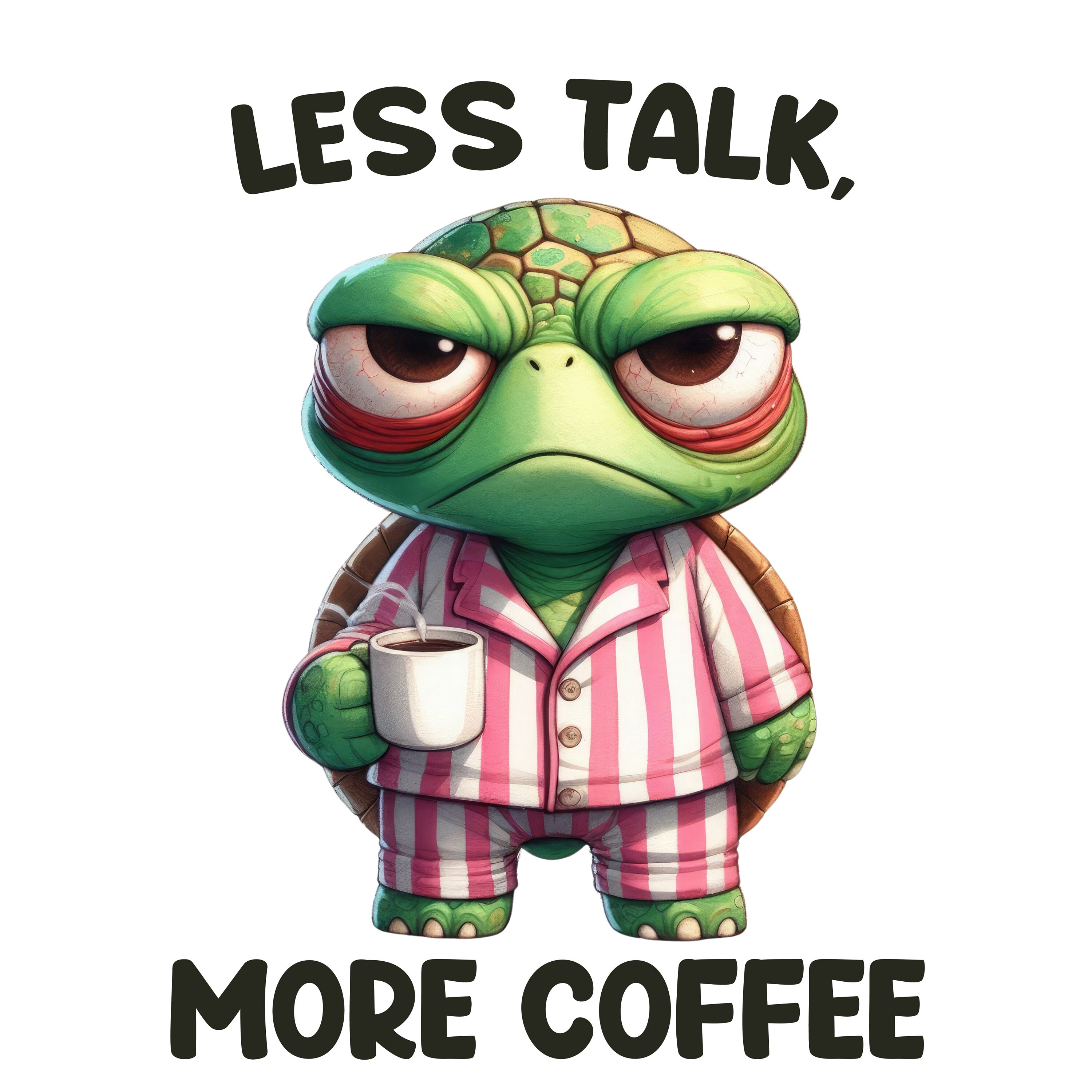 22 Pngs Less Talk, More Coffee Animals Bundle Graphic , Grumpy Animal ...