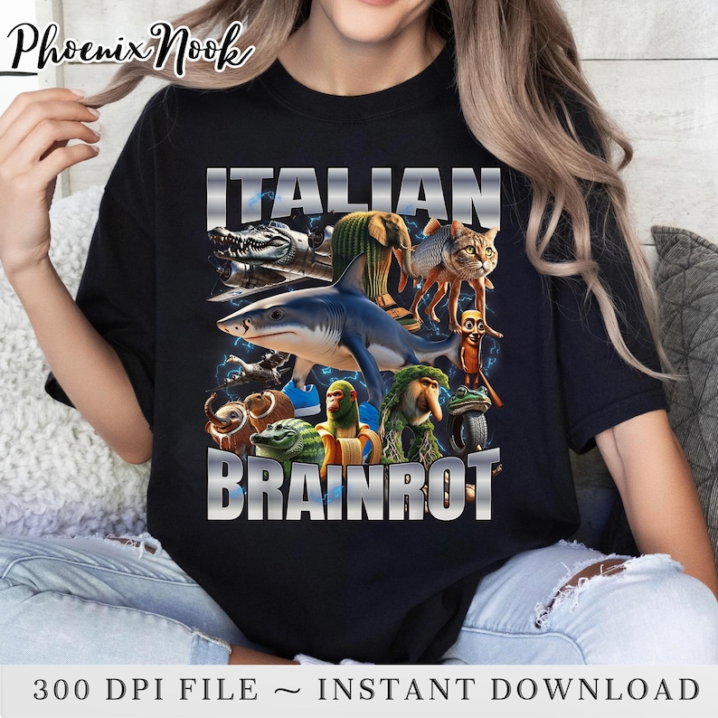 Italian Brainrot PNG Digital, Perfect for Custom Gift Ideas, Italian ...
