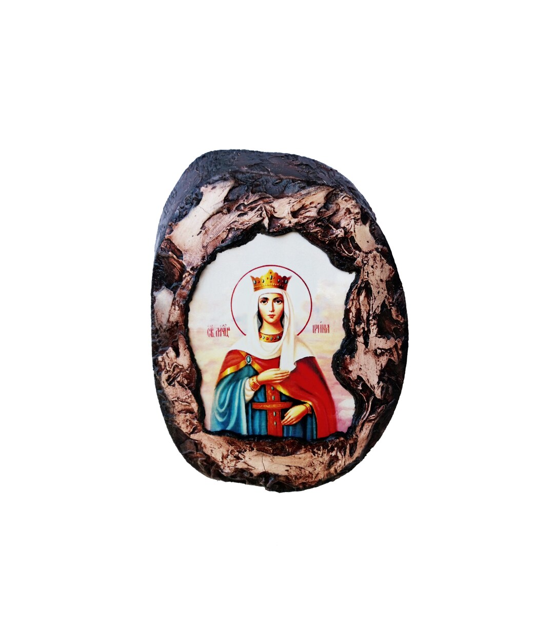 Icon of Saint Irina, Handmade Icon, Religious Icon, Wall Decor ...