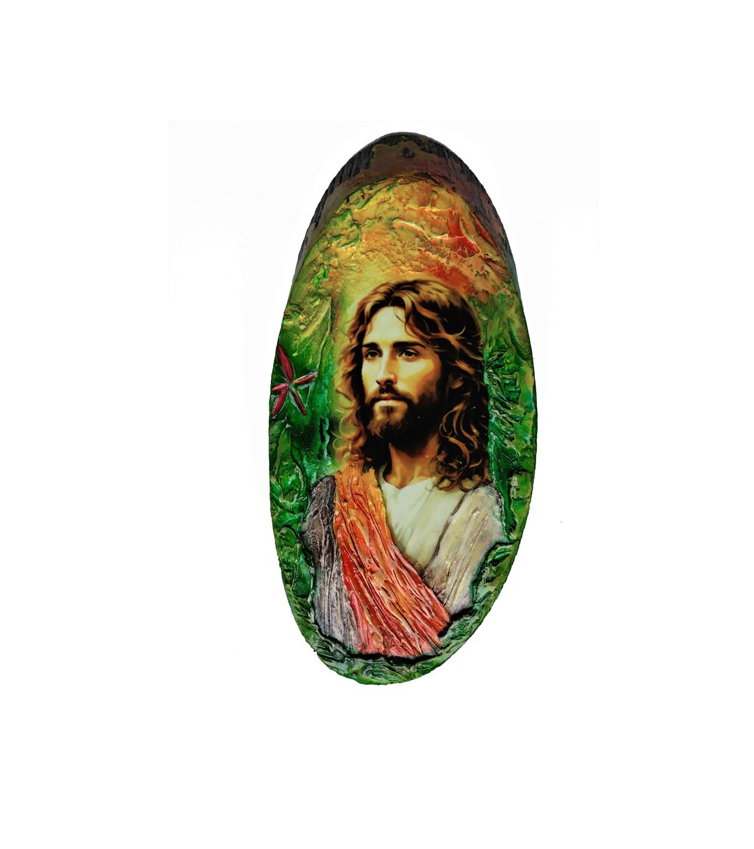Jesus Christ Icon, Handmade Icon, Religious Icon, Wall Decor, Religious ...