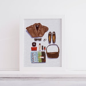 Personalized ‘my Favourite Things’ Illustration | Custom Art From Your ...