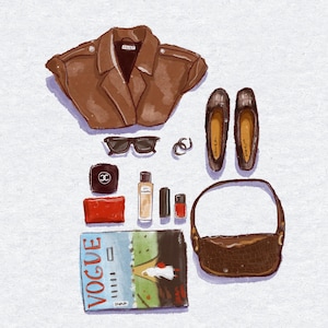 Personalized ‘my Favourite Things’ Illustration | Custom Art From Your ...