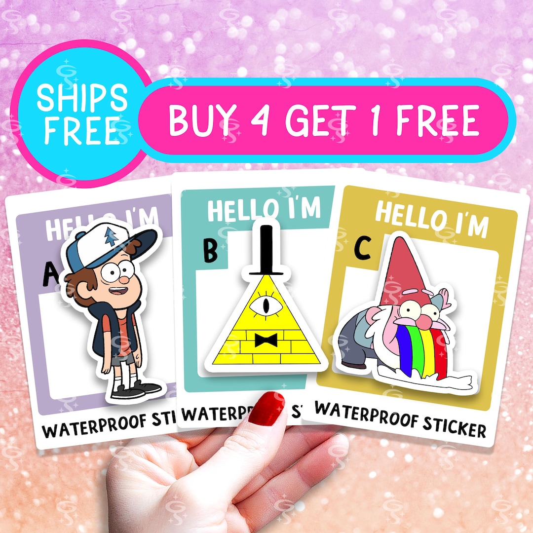 Bill Cipher Sticker, Cute Laptop Stickers, Kawaii Cute Stickers ...