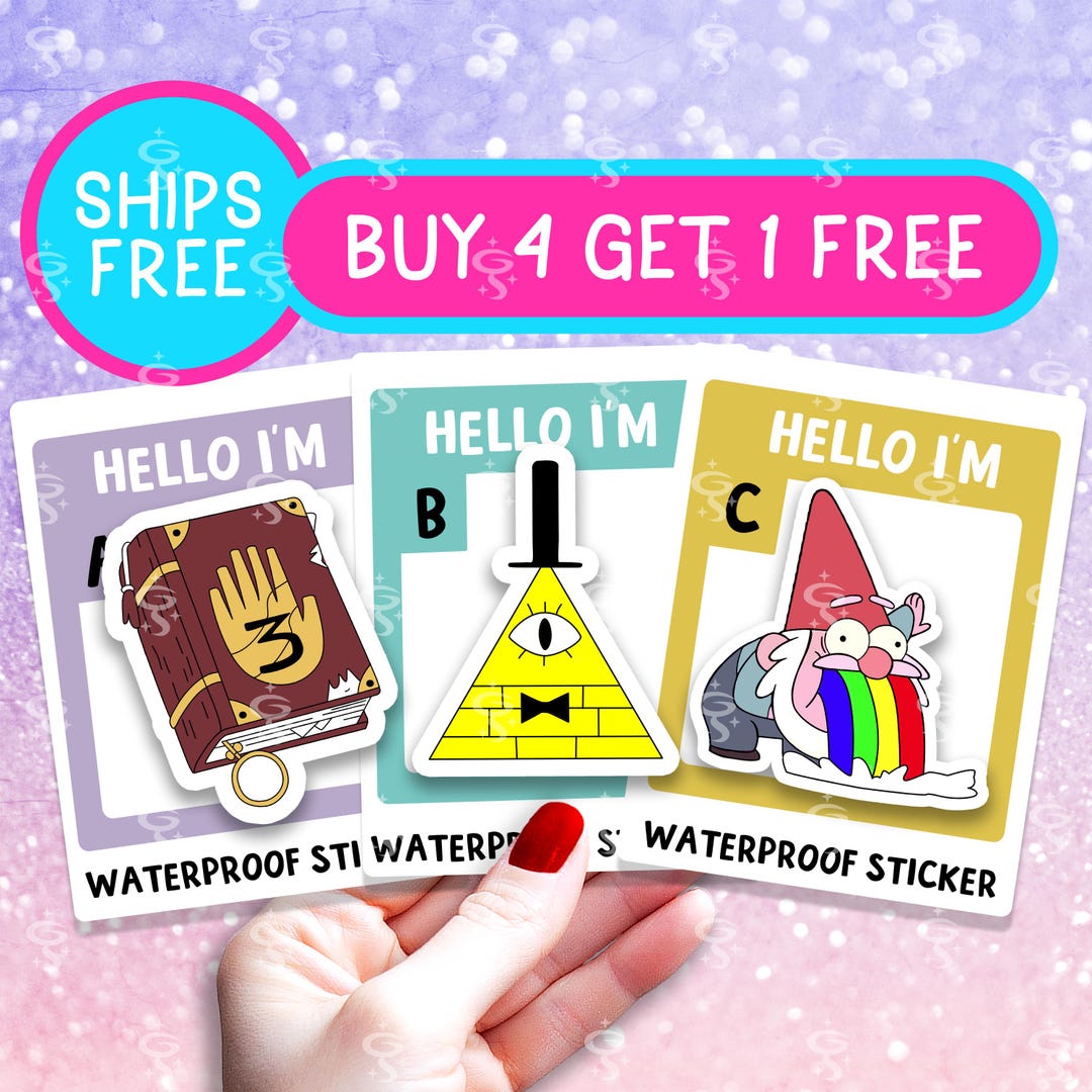 Bill Cipher Sticker, Laptop Funny Sticker, Cute Funny Stickers, Gravity ...