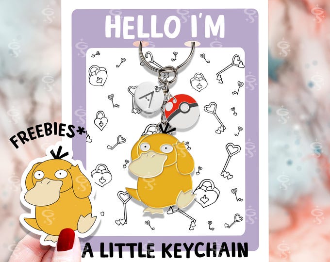 Cute Kawaii Mini Poke Gen 1 Phone Bag Purse Keyring Keychain Charm - Etsy