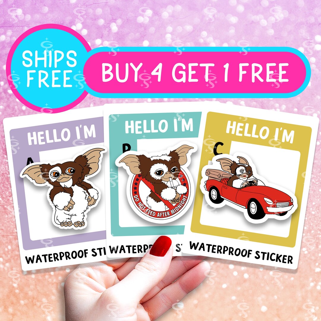 Gizmo Boba Tea Sticker, Cute Laptop Stickers, Kawaii Cute Stickers ...