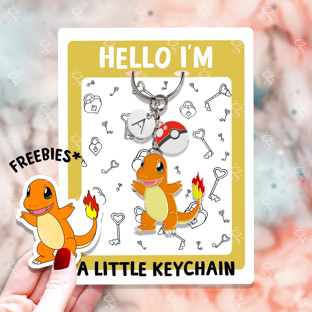 Charmander Game Keychain Gift Best Friends Keychains Pocket Monster ...