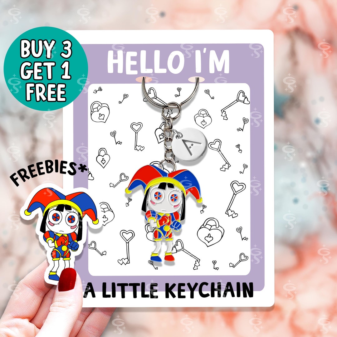 Pomni Cute Keychain Gift Best Friends Keychains Amazing Digital Circus ...