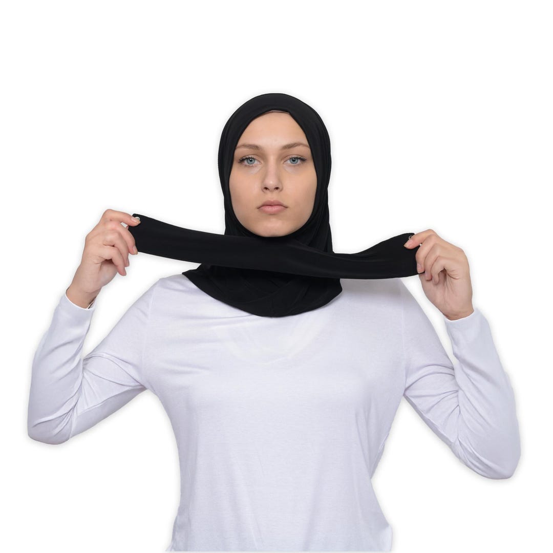 Practical Instant Hijab With Quick Snap Fasteners | Easy to Wear Muslim ...