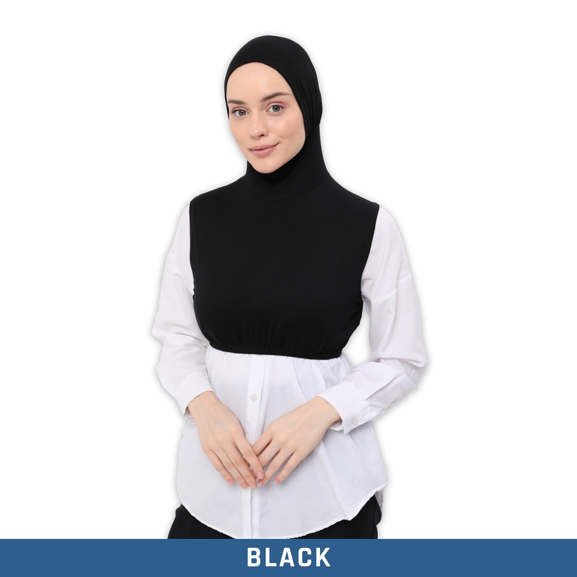 Ultimate Comfort Hijab Set: Bonnet, Sleeveless Neck Cover, & Under ...