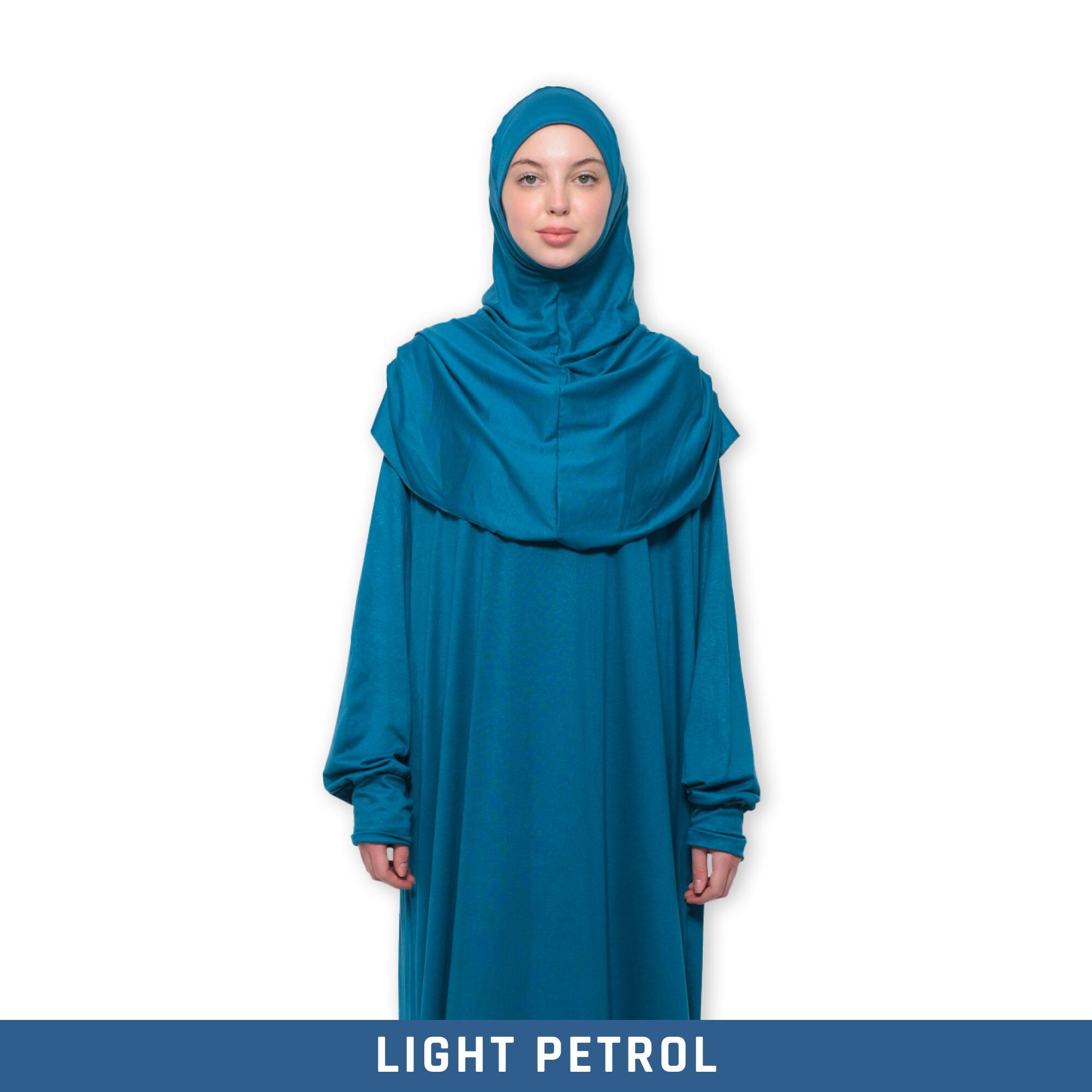 Islamic Prayer Dress One Piece Design Withbat Sleeves and Removable ...