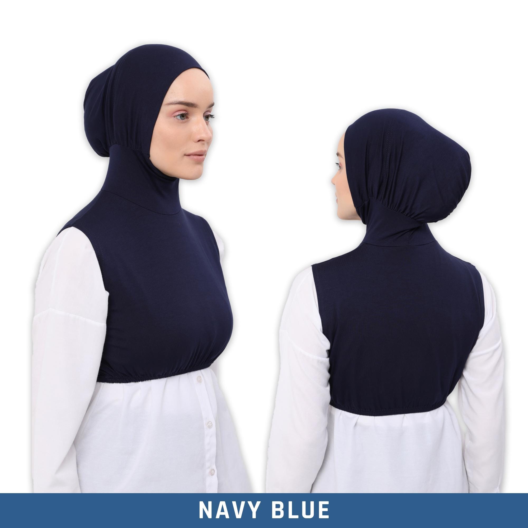 Ultimate Comfort Hijab Set: Bonnet, Sleeveless Neck Cover, & Under ...