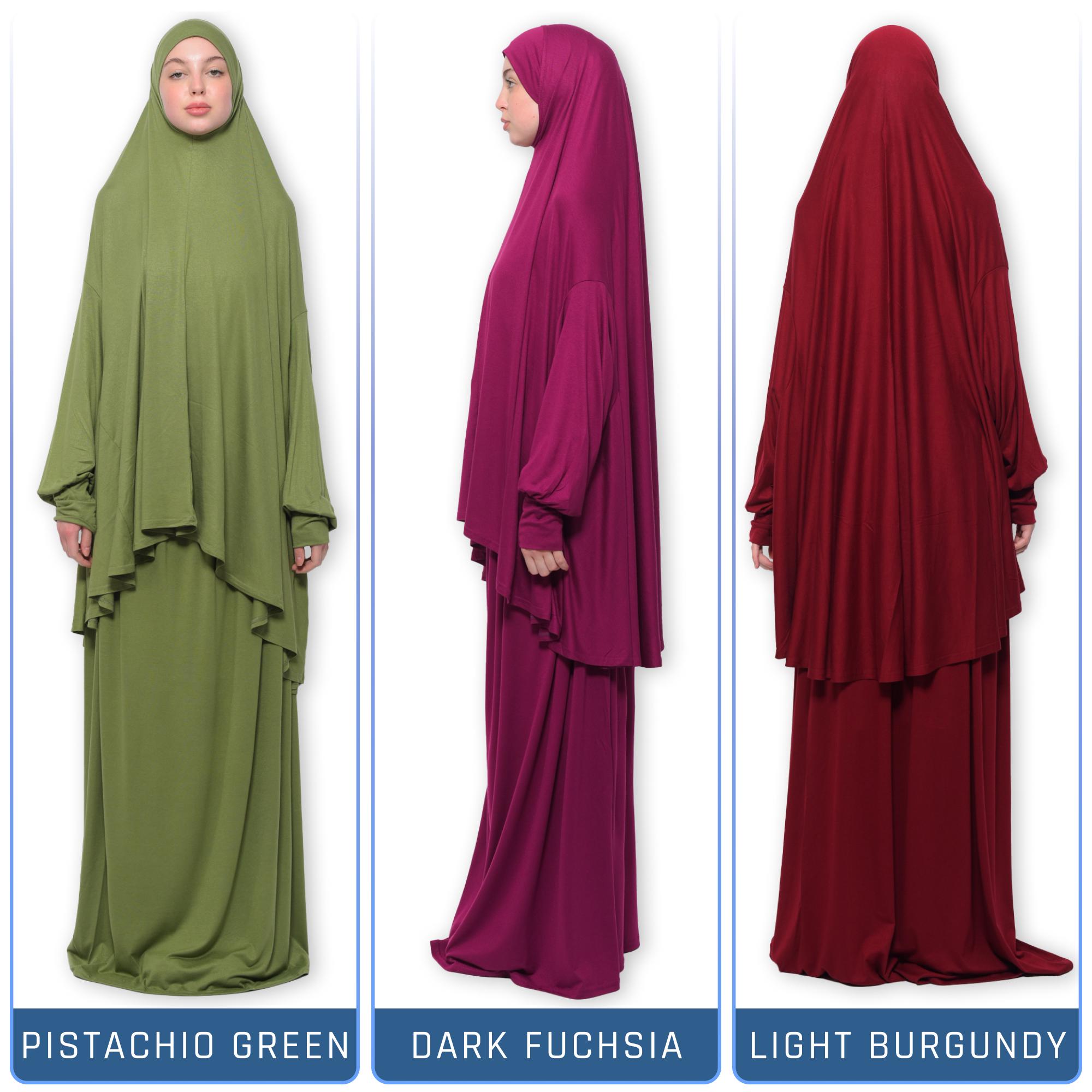Two-piece Prayer Dress | Prayer Outfit With Sleeves | Comfortable Women ...